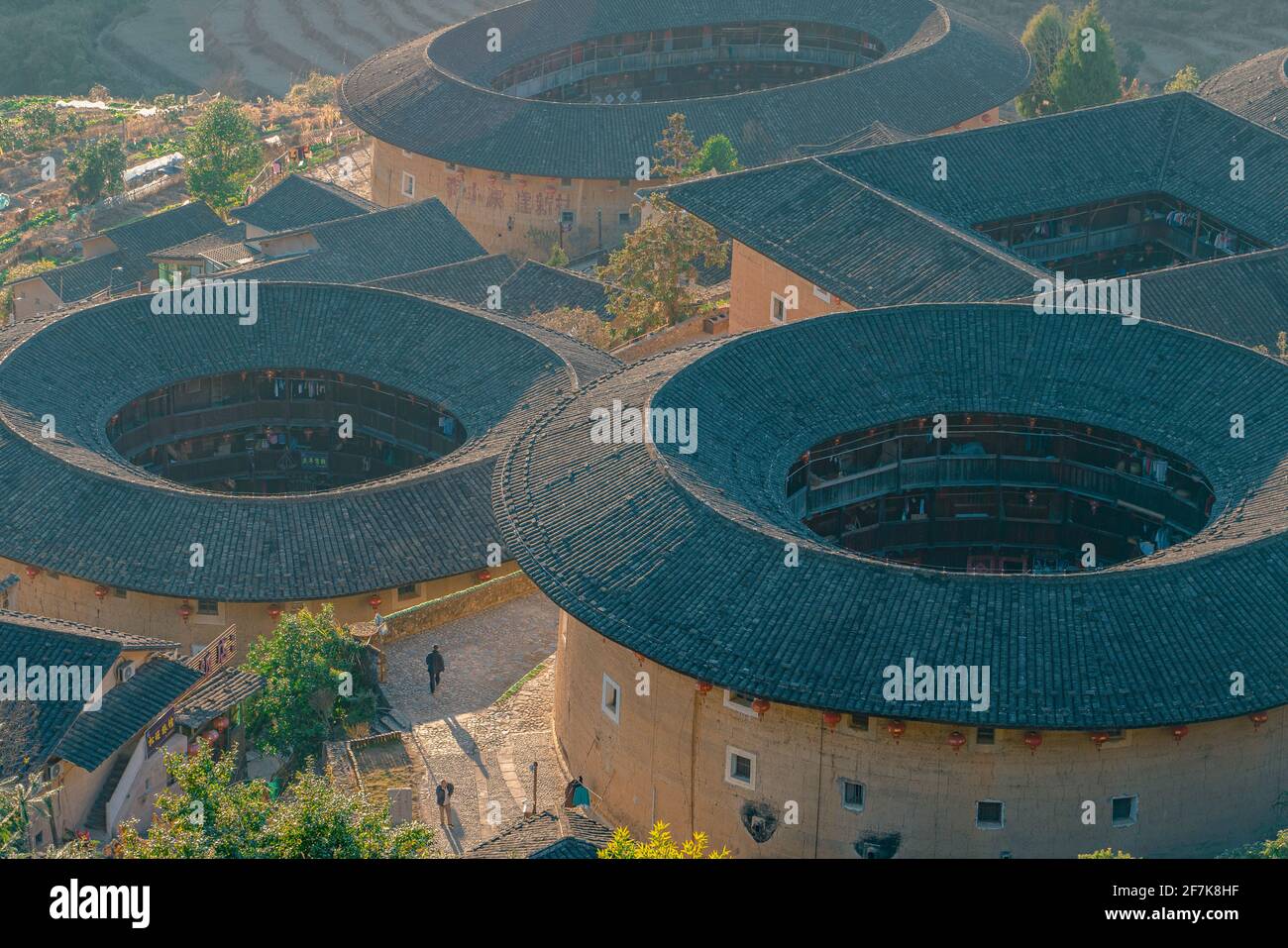 Tulou, a traditional Chinese architecture in Fujian province, China ...