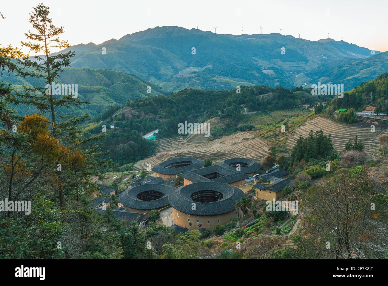 Tulou, a traditional Chinese architecture in Fujian province, China ...