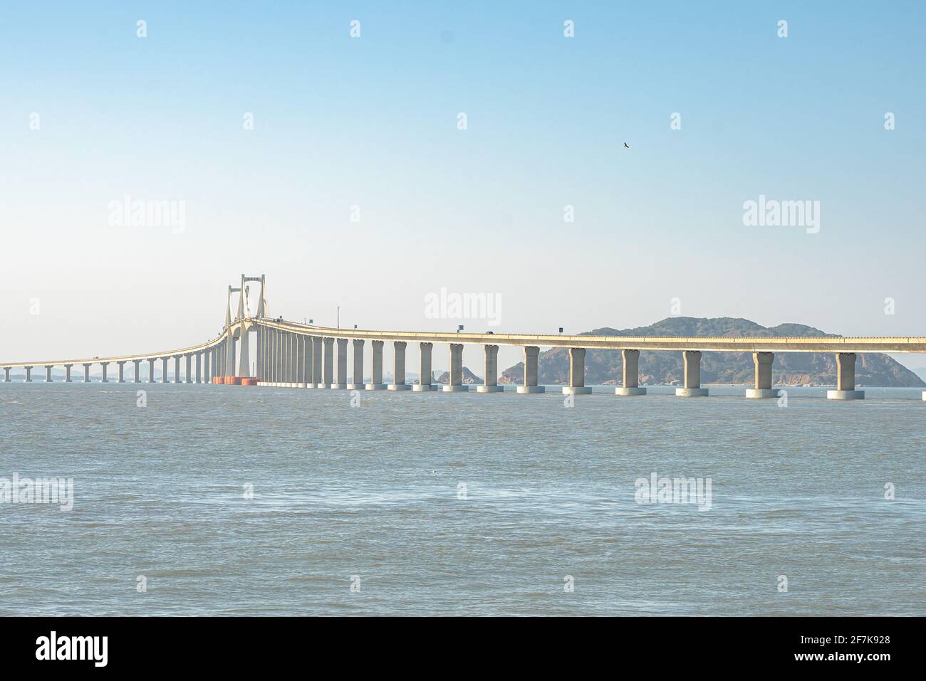 A bridge over sea in Fujian province, China Stock Photo - Alamy