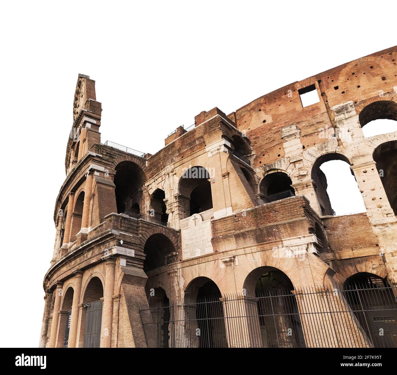 Rome, Italy. The Colosseum, famous ancient Roman amphitheater Stock ...