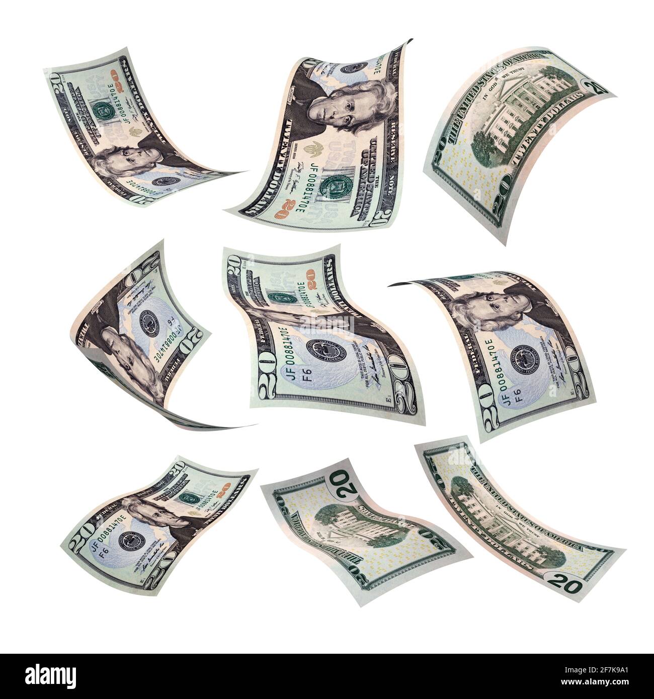 Money Flying Transparent