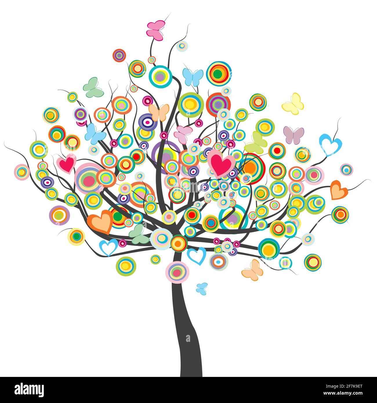 Stylized butterflies Stock Vector Images - Alamy