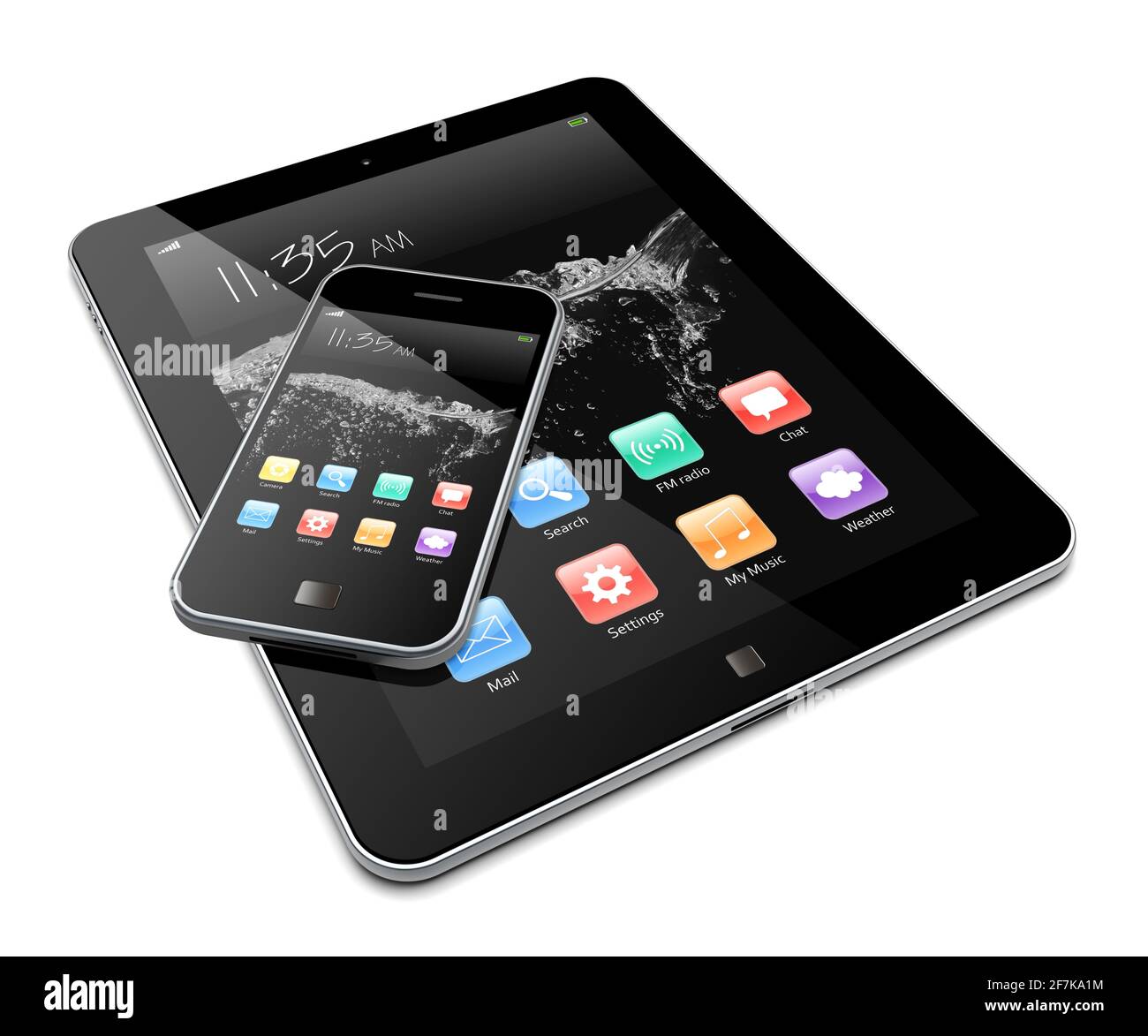 Phone water splash hi-res stock photography and images - Alamy