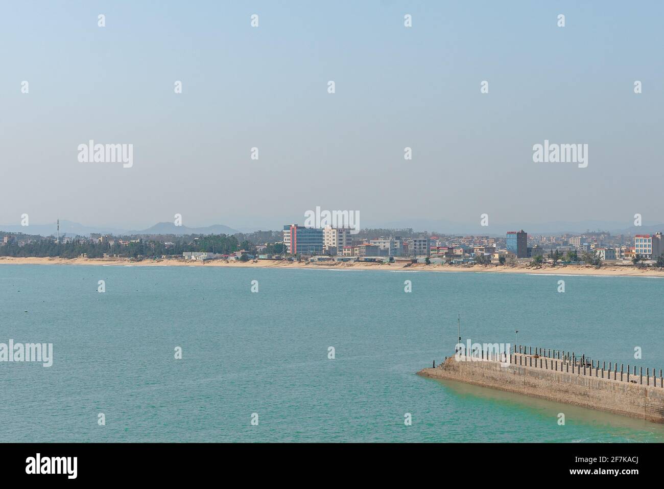 The beach and coastline view in Fujian, China Stock Photo - Alamy