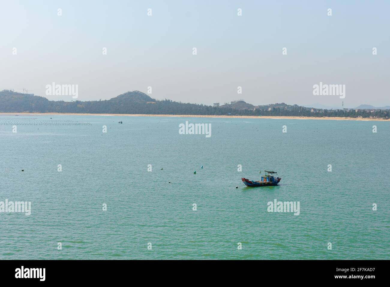 The beach and coastline view in Fujian, China Stock Photo - Alamy