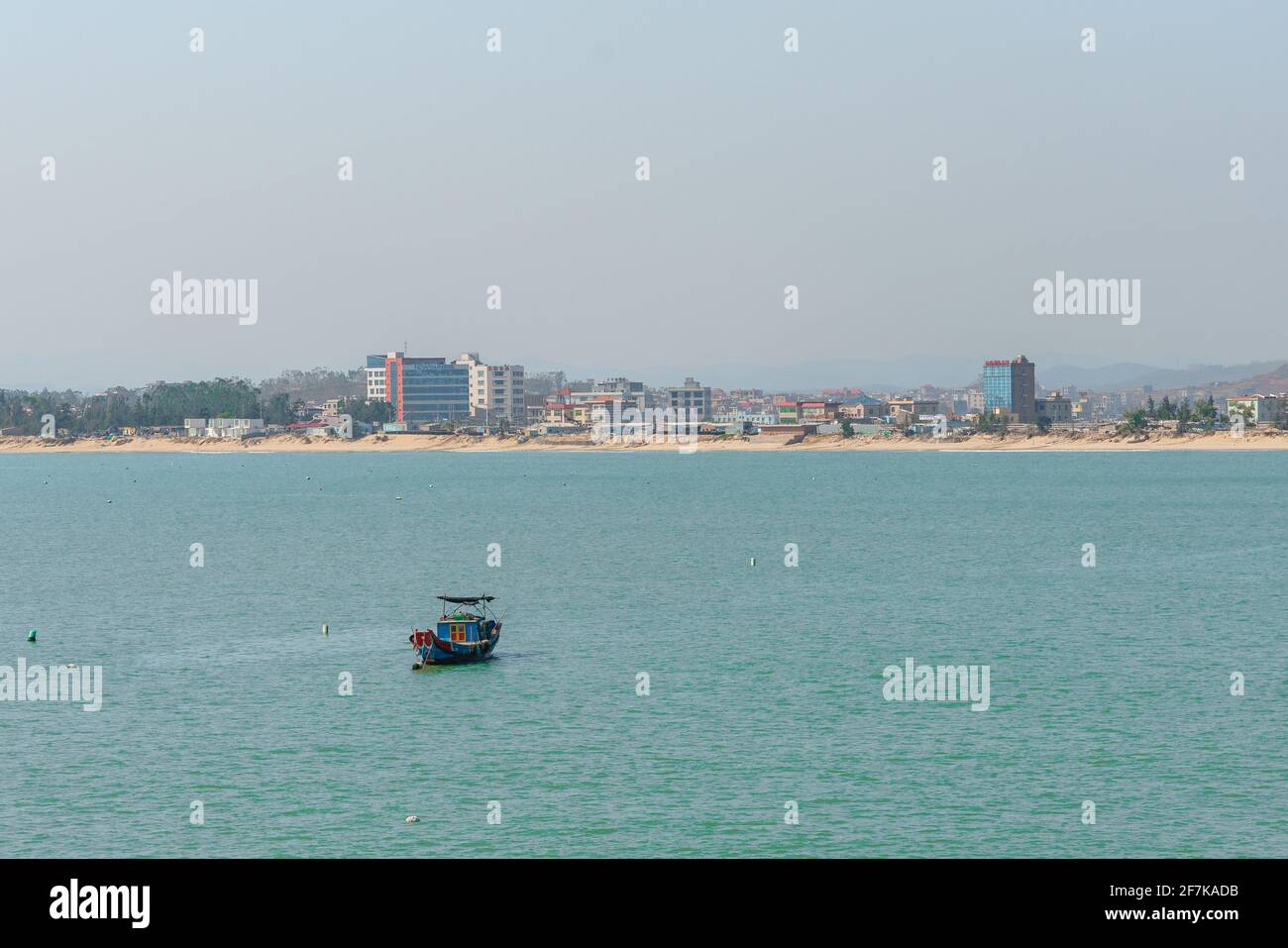 The beach and coastline view in Fujian, China Stock Photo - Alamy