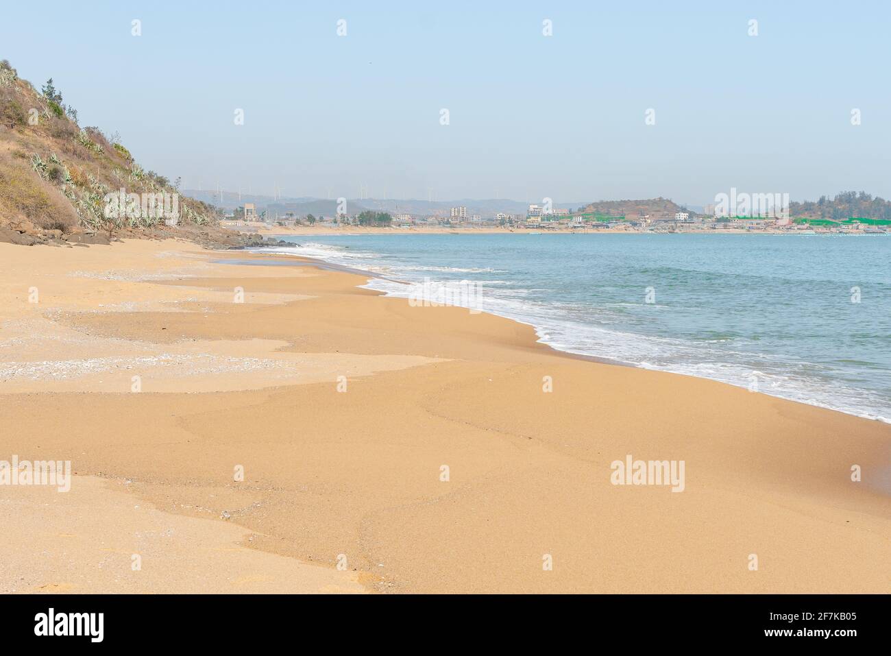 The beach and coastline view in Fujian, China Stock Photo - Alamy