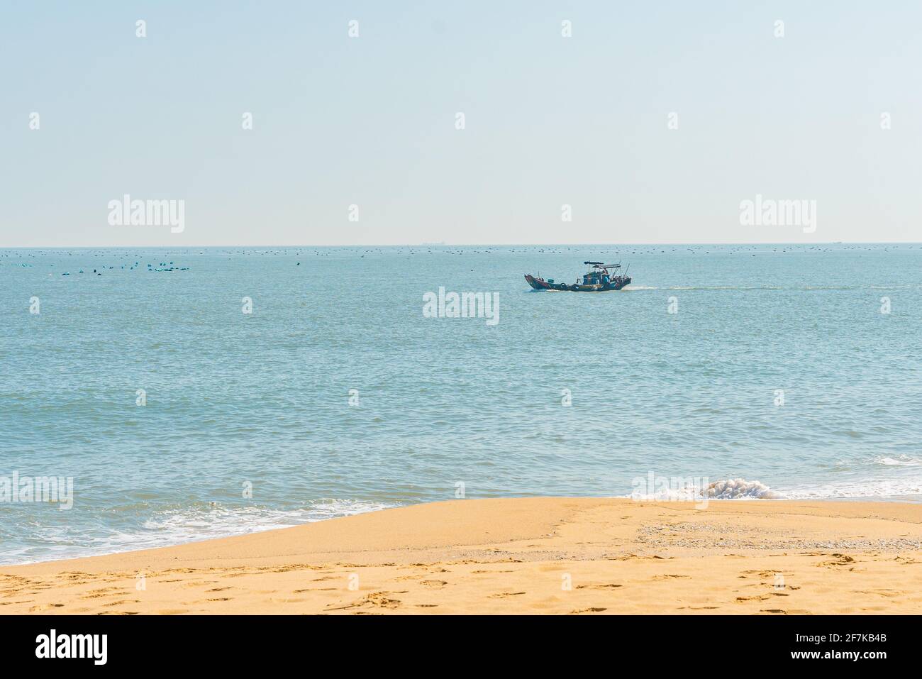 The beach and coastline view in Fujian, China Stock Photo - Alamy