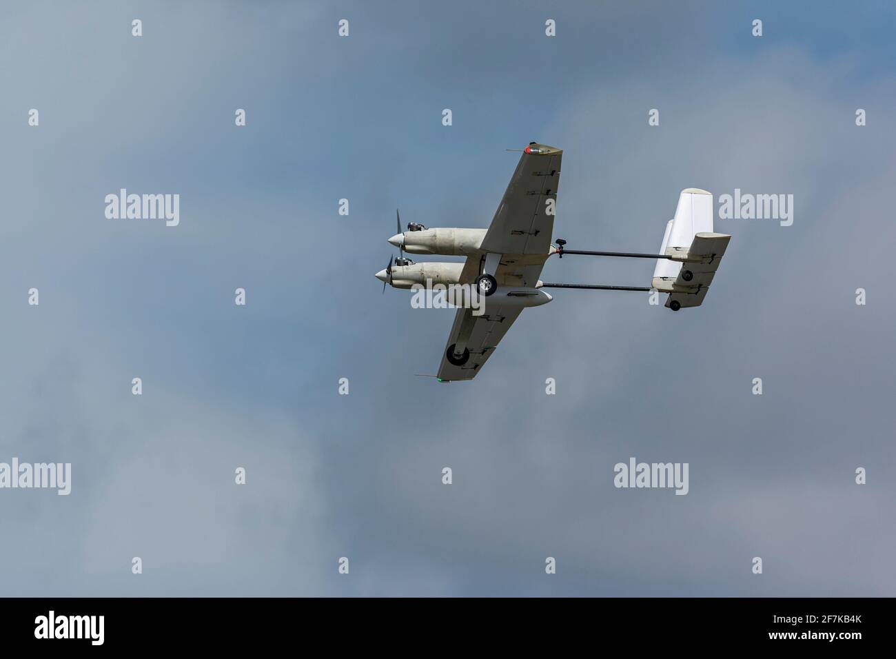 Edgley EA7 Optica Plane in Flight Stock Photo - Alamy