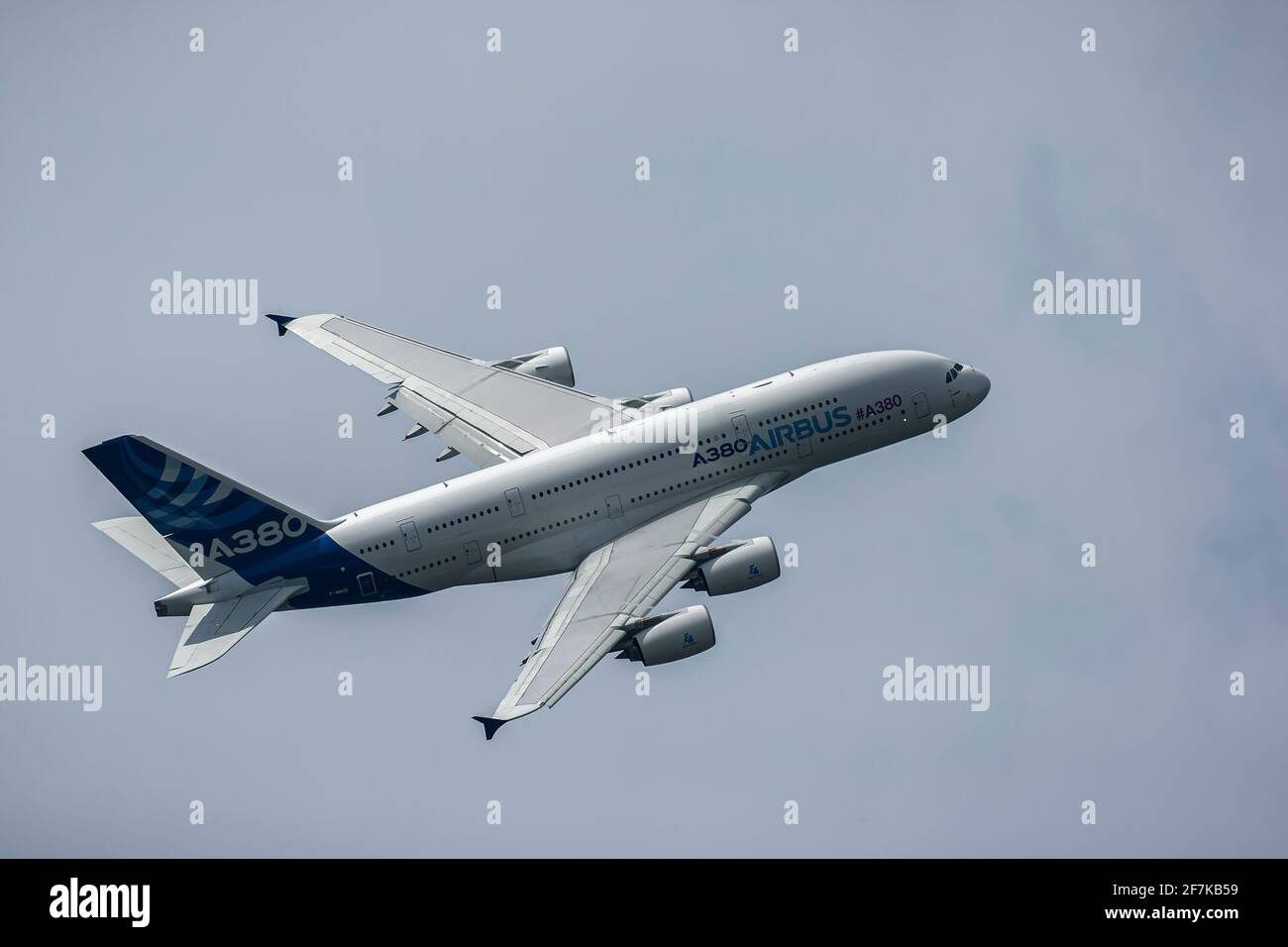 A380 Airbus in flight Stock Photo - Alamy