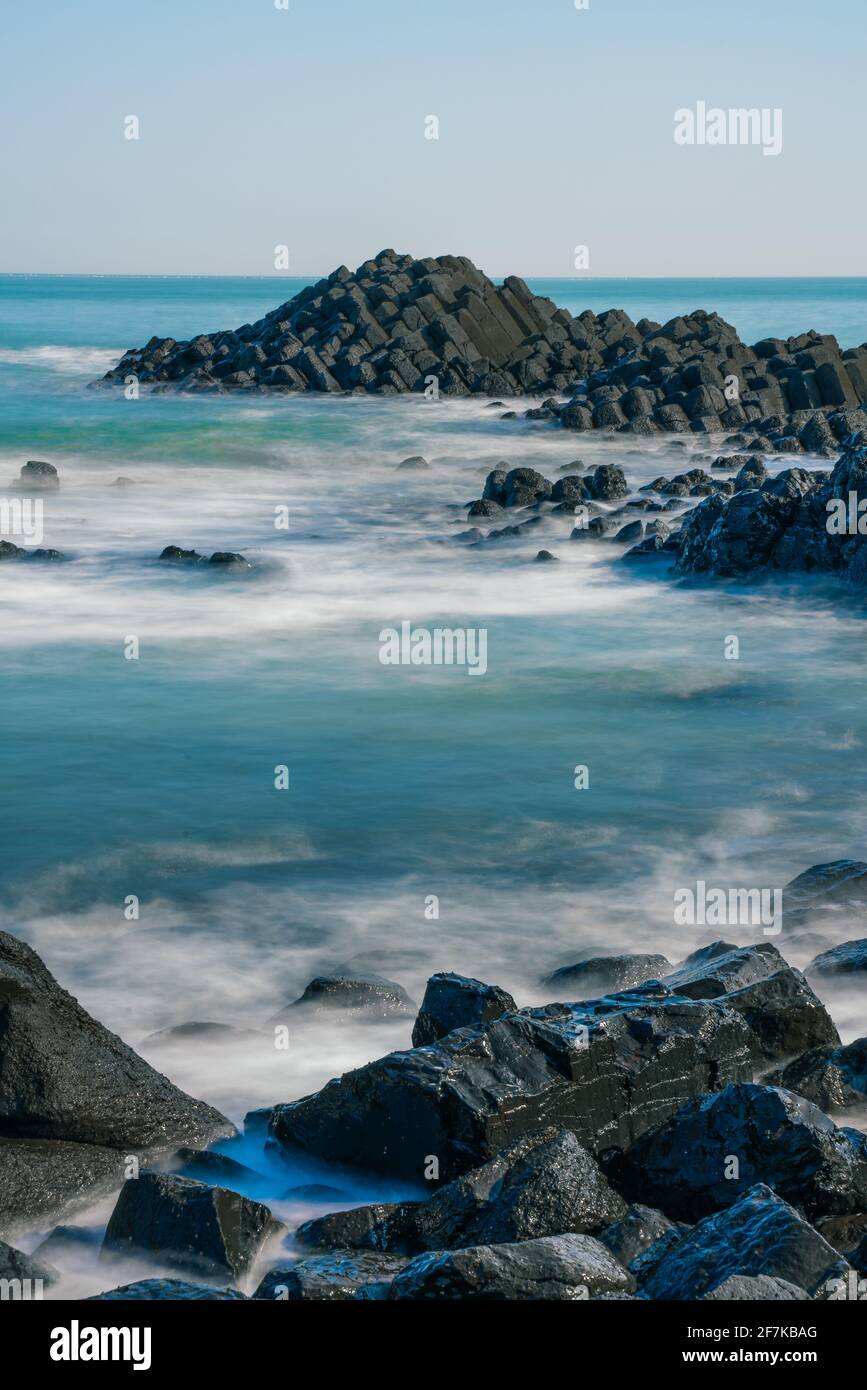 The volcanic coastline view in Zhangzhou, China Stock Photo - Alamy