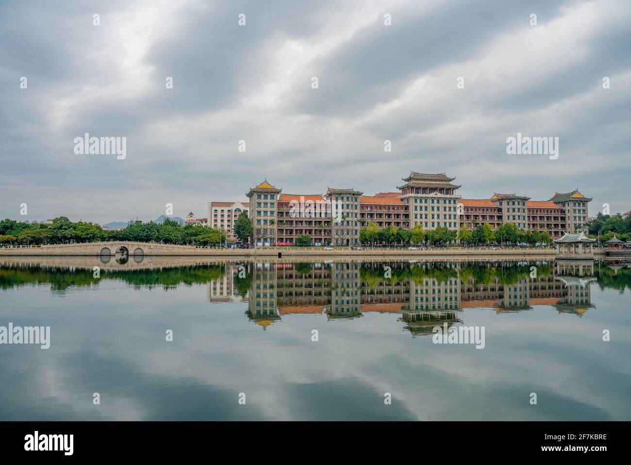 Jimei school village, a historic university village in Xiamen, China ...