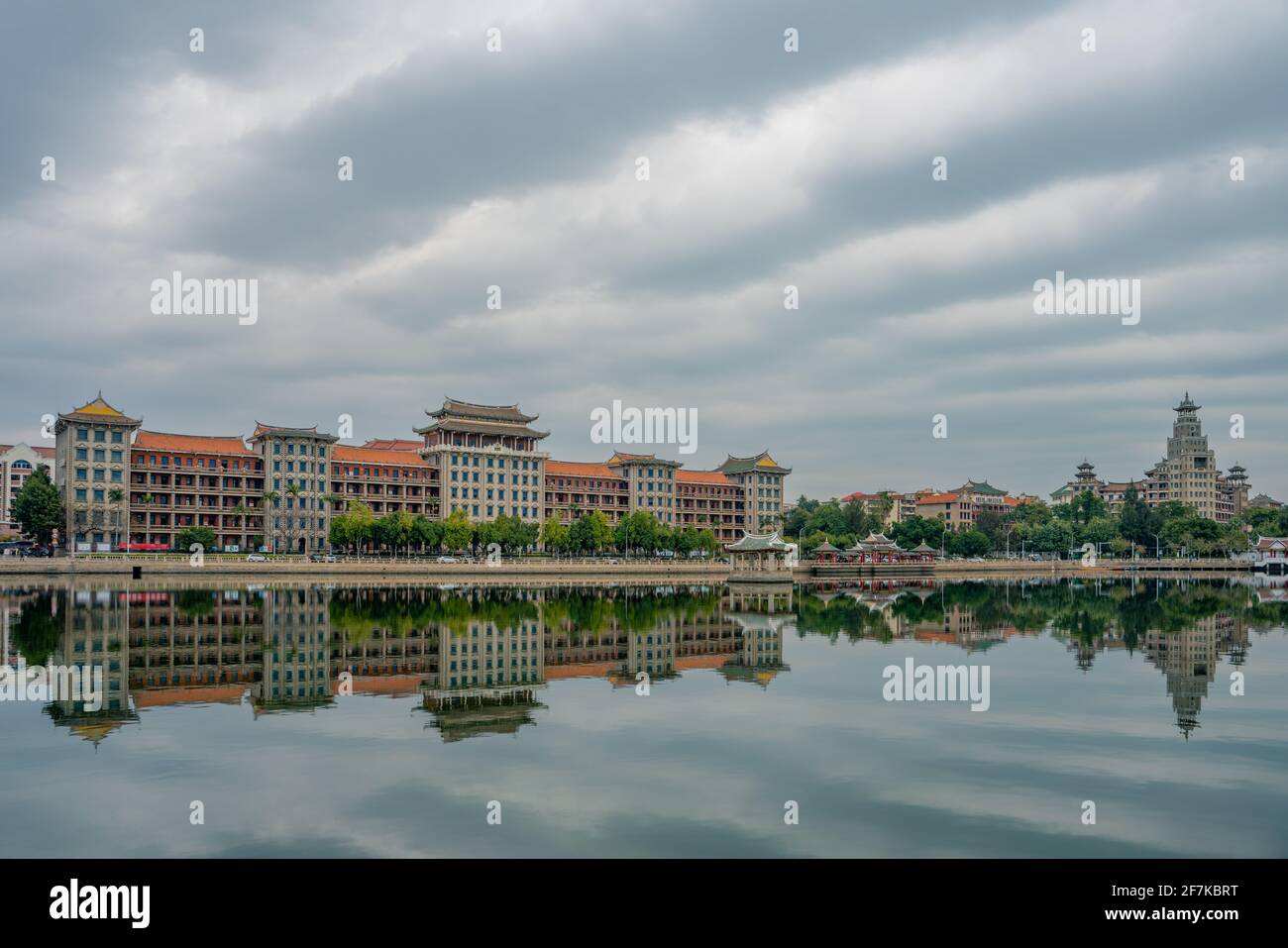 Jimei school village, a historic university village in Xiamen, China ...