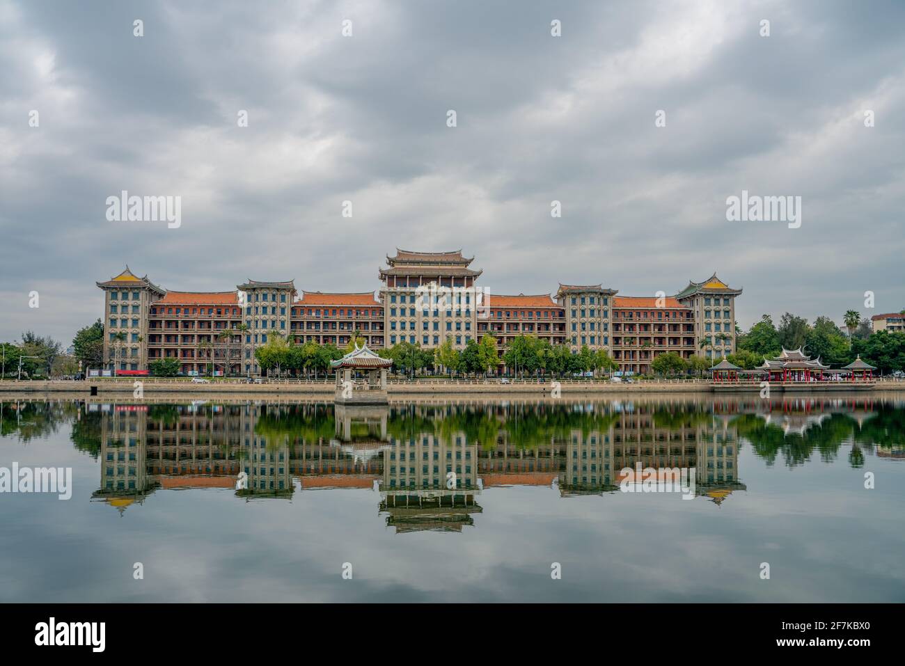 Jimei school village, a historic university village in Xiamen, China ...