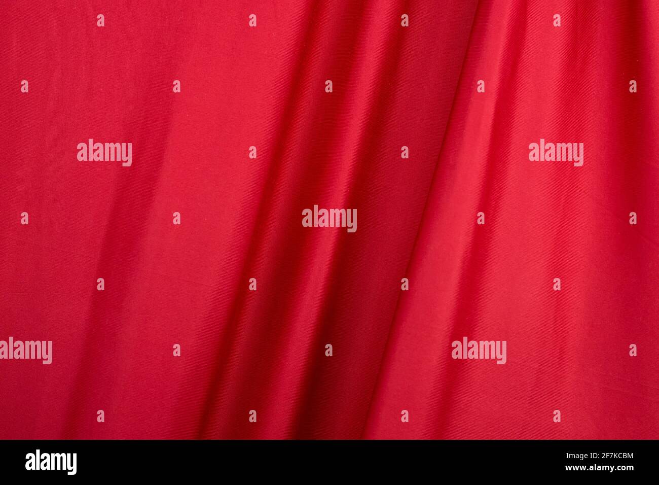 Texture, background, template. Silk fabric. Red silk drapery and ...