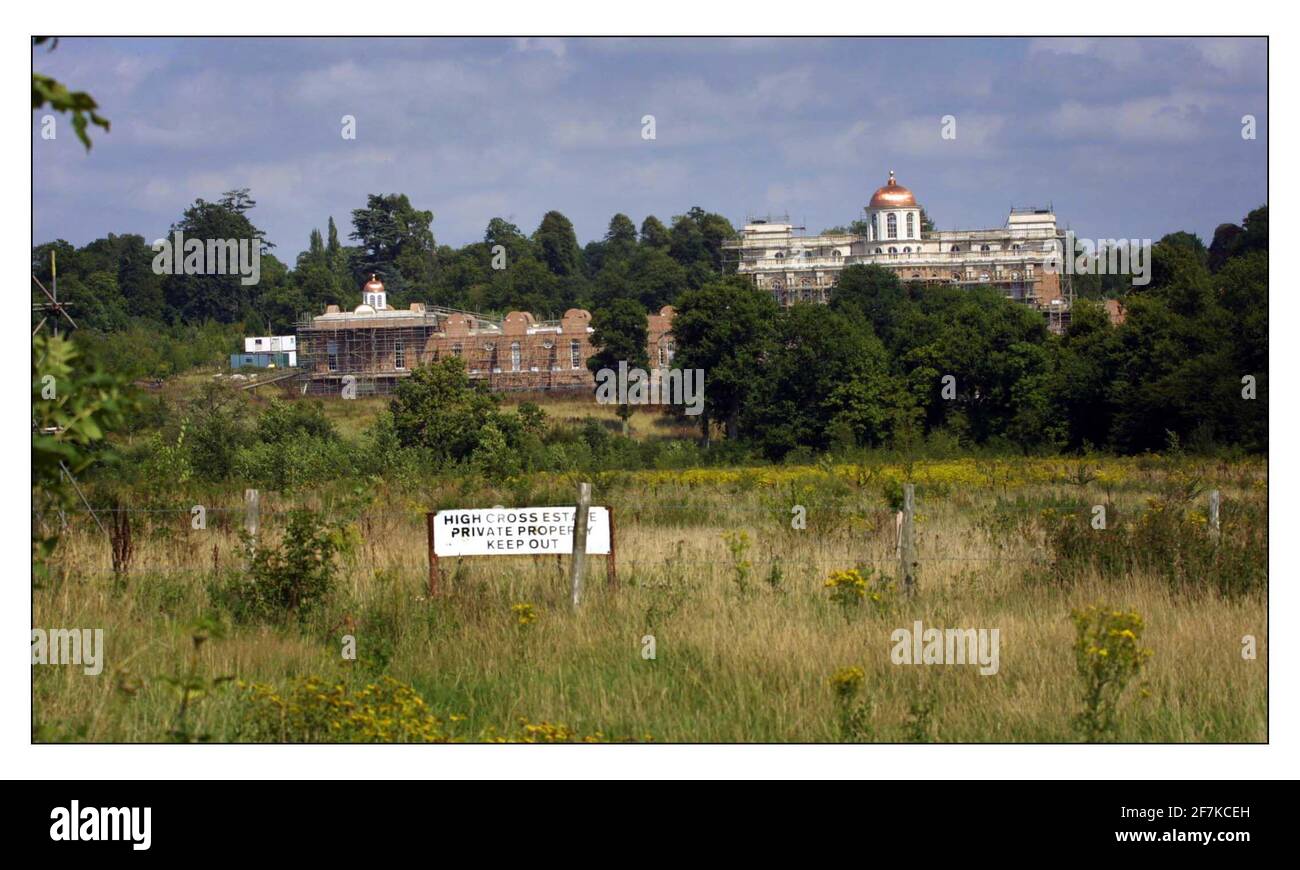Nicholas van Hoogstraten's Hamilton Palace on his property High Cross ...