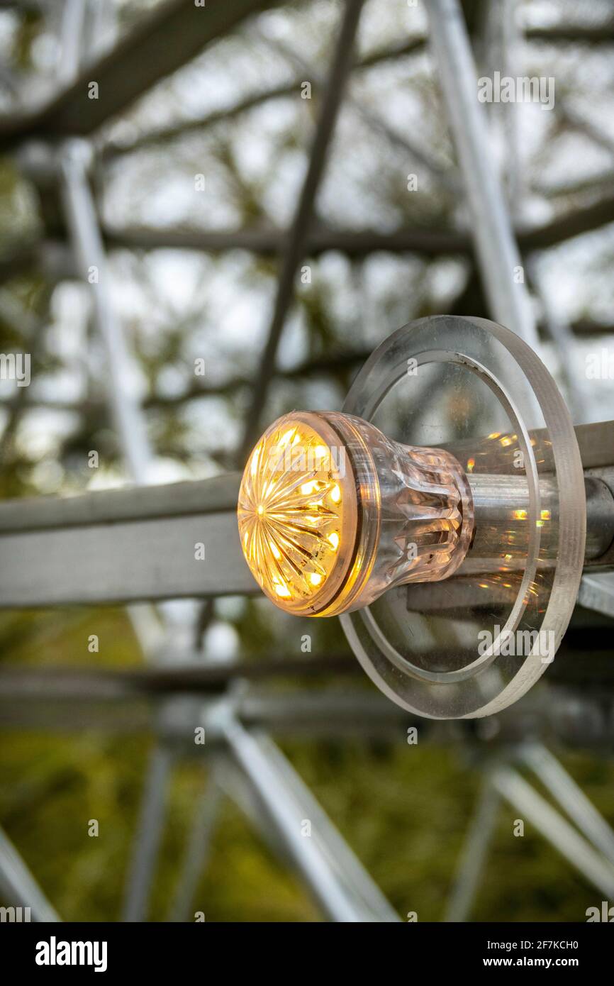 An LED light bulb part of the wider series of connected light bulbs for ...