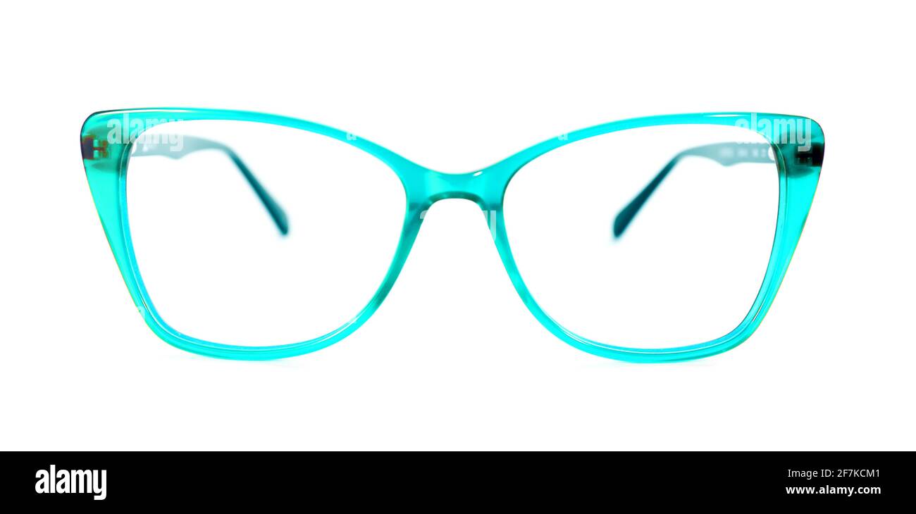 Glasses isolated on white background Stock Photo - Alamy
