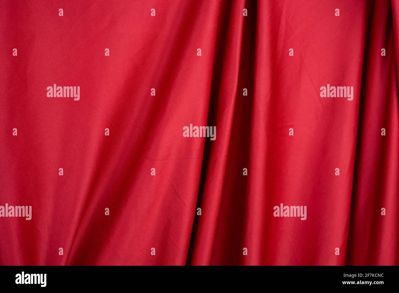 Texture, background, template. Silk fabric. Red silk drapery and ...