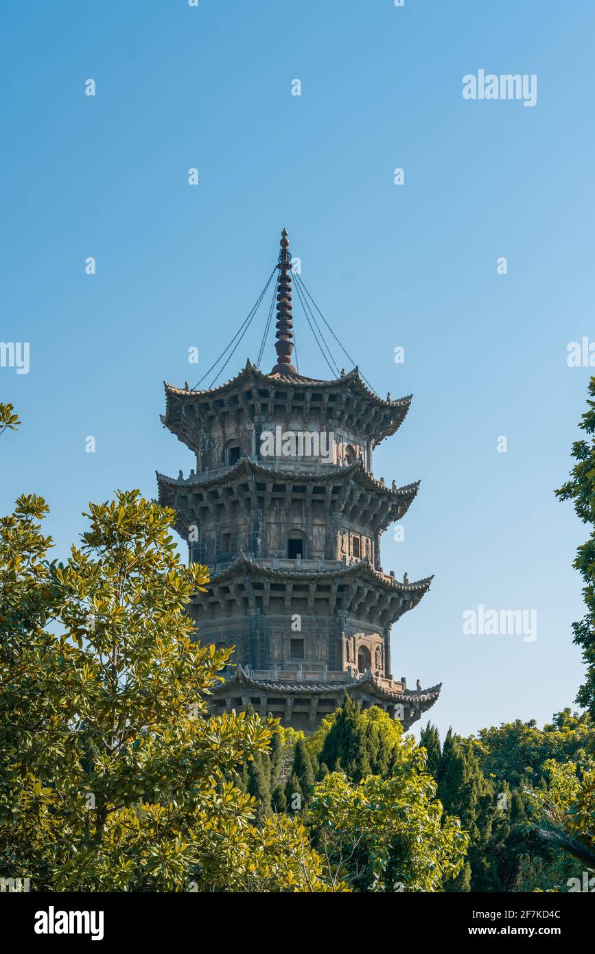 Kaiyuan temple, a historic buddhism temple in Quanzhou, China Stock ...