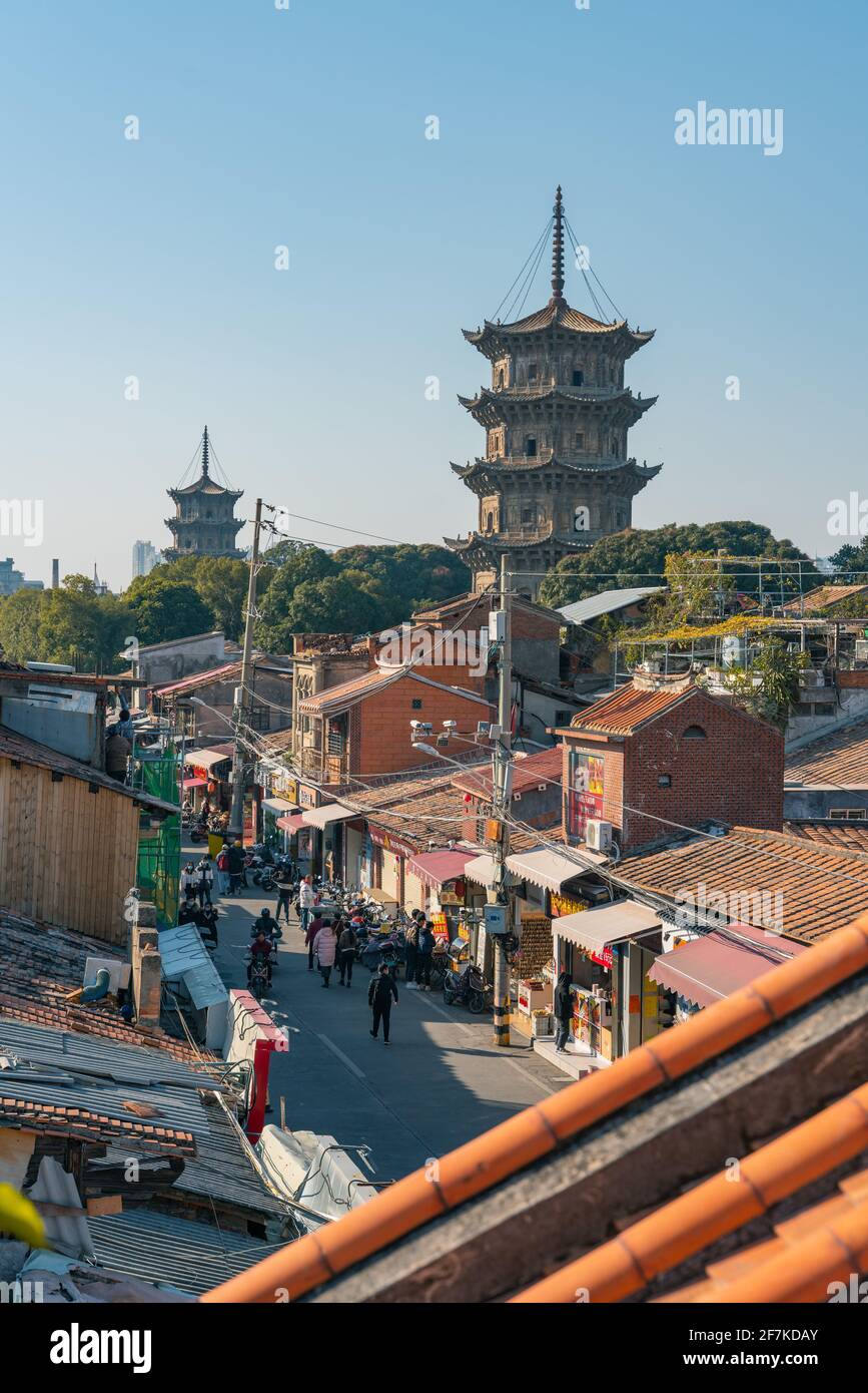 The ancient architecture in Quanzhou, Fujian province, China Stock ...