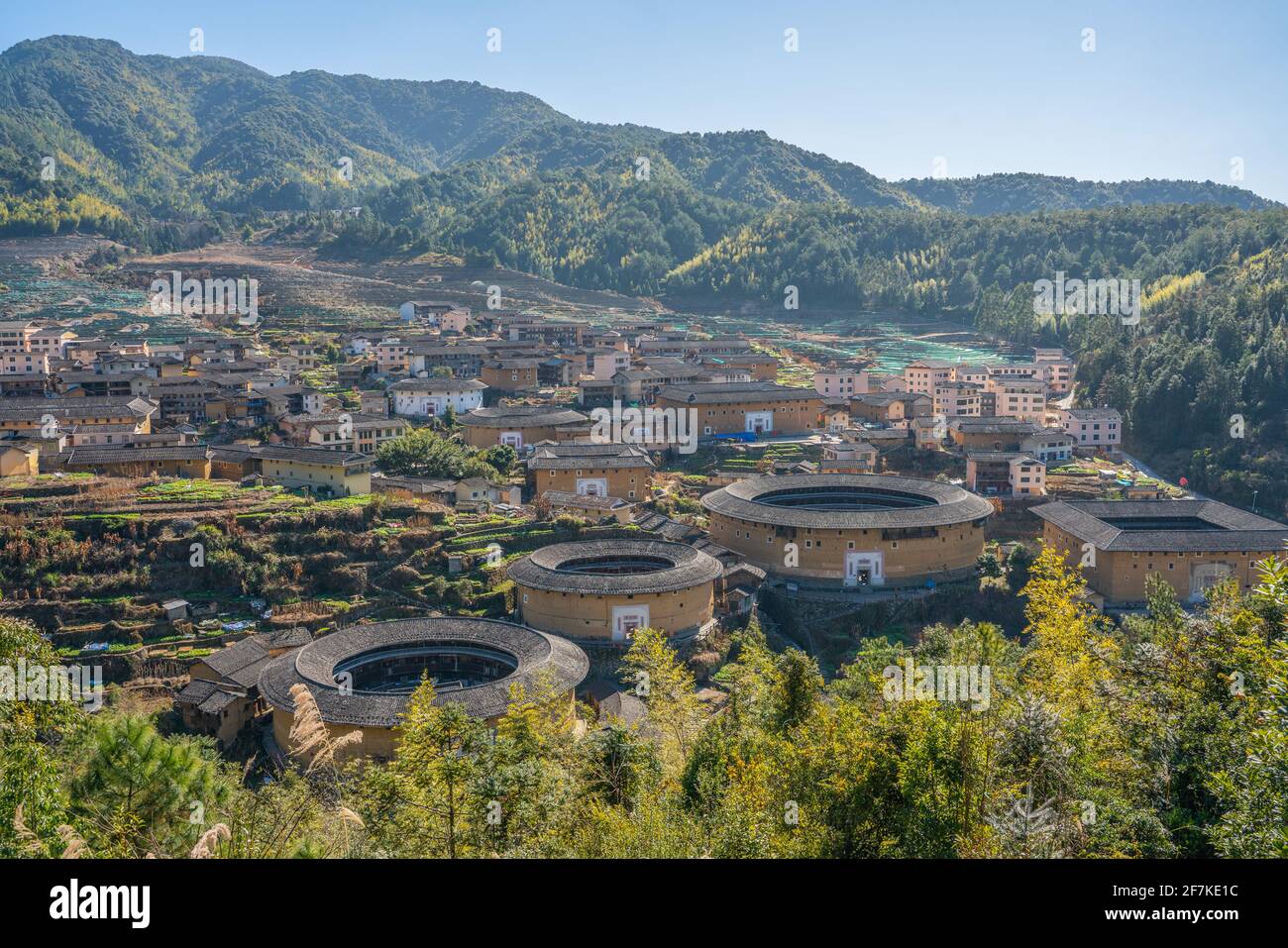 Aerial tulou hakka village hi-res stock photography and images - Alamy