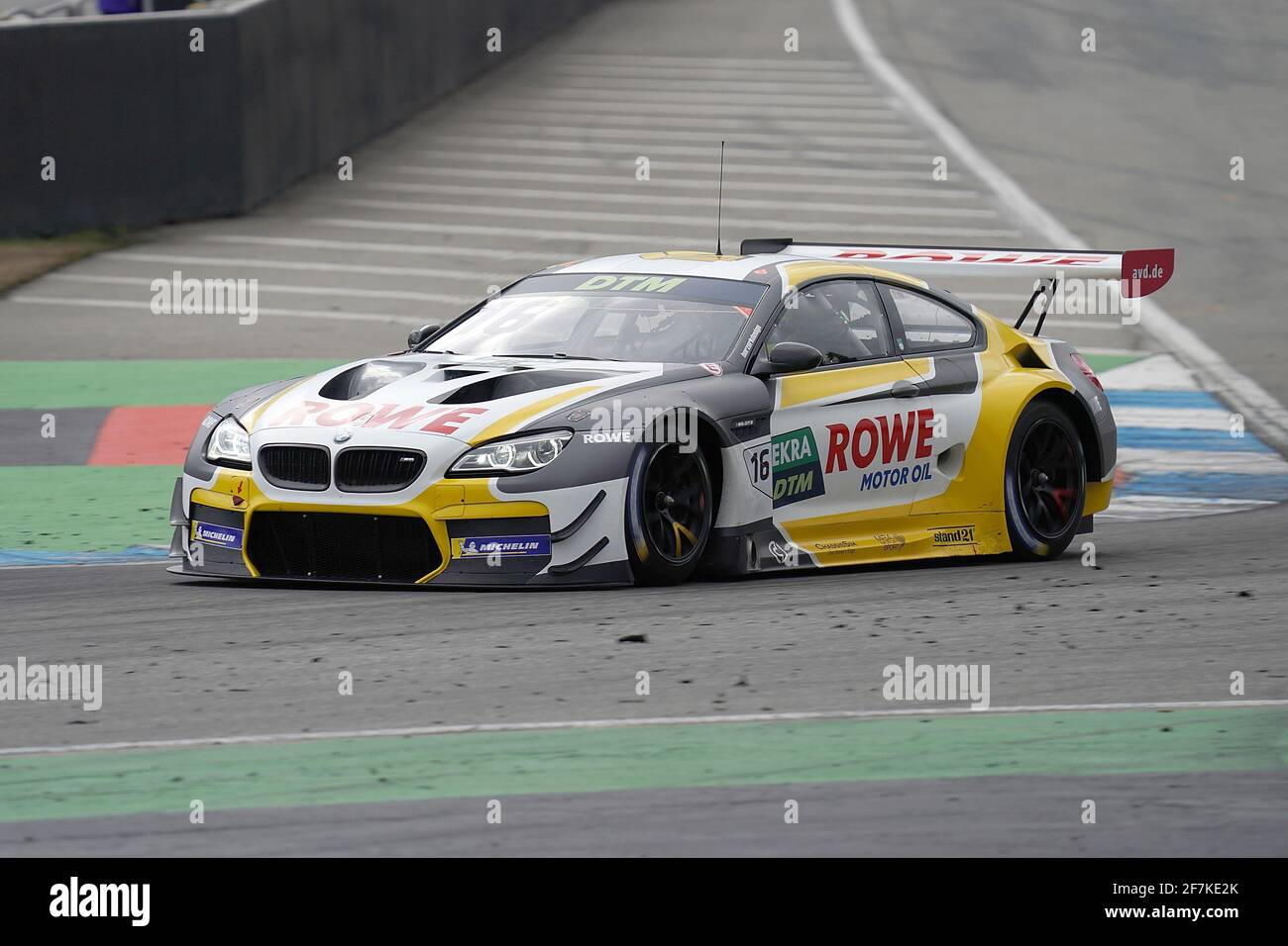 08 April 2021, Baden-Wuerttemberg, Hockenheim: DTM Test Drives at the ...