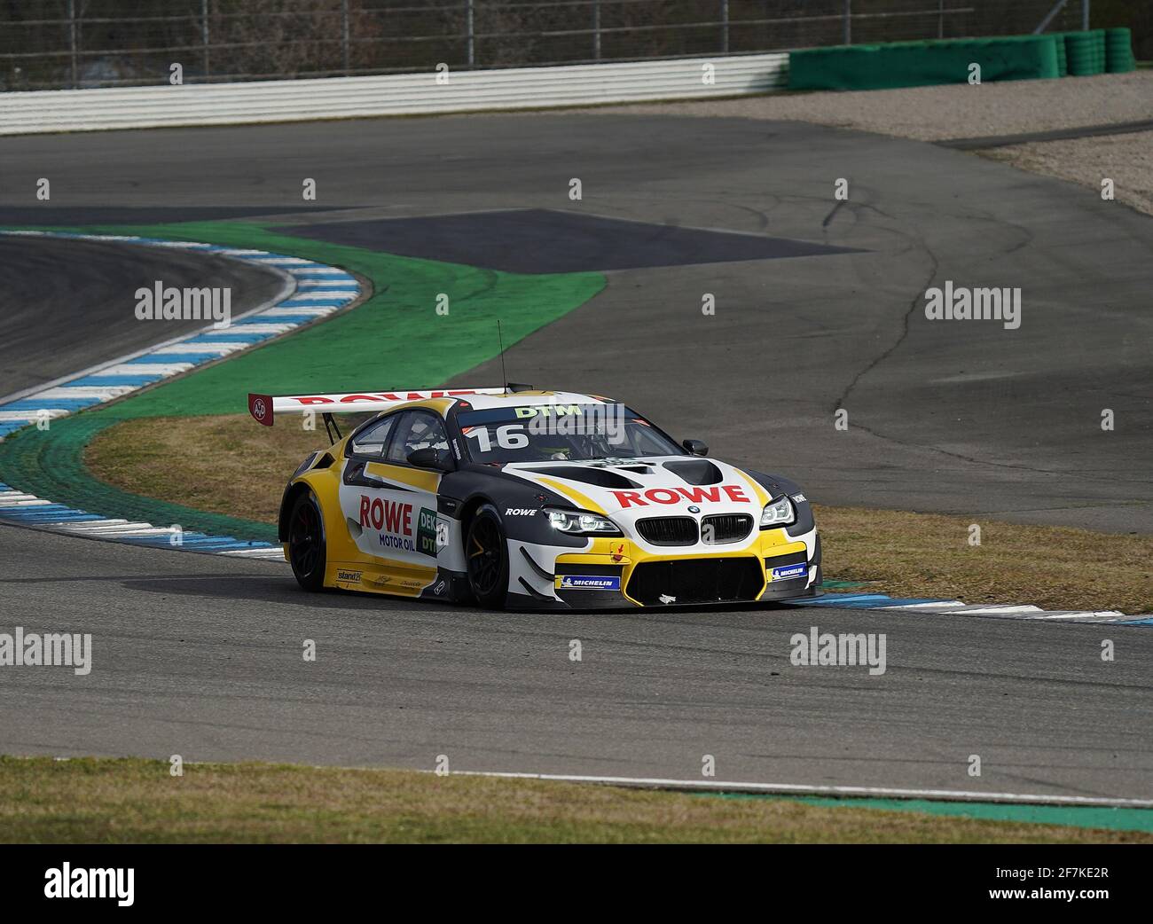 08 April 2021, Baden-Wuerttemberg, Hockenheim: DTM Test Drives at the ...