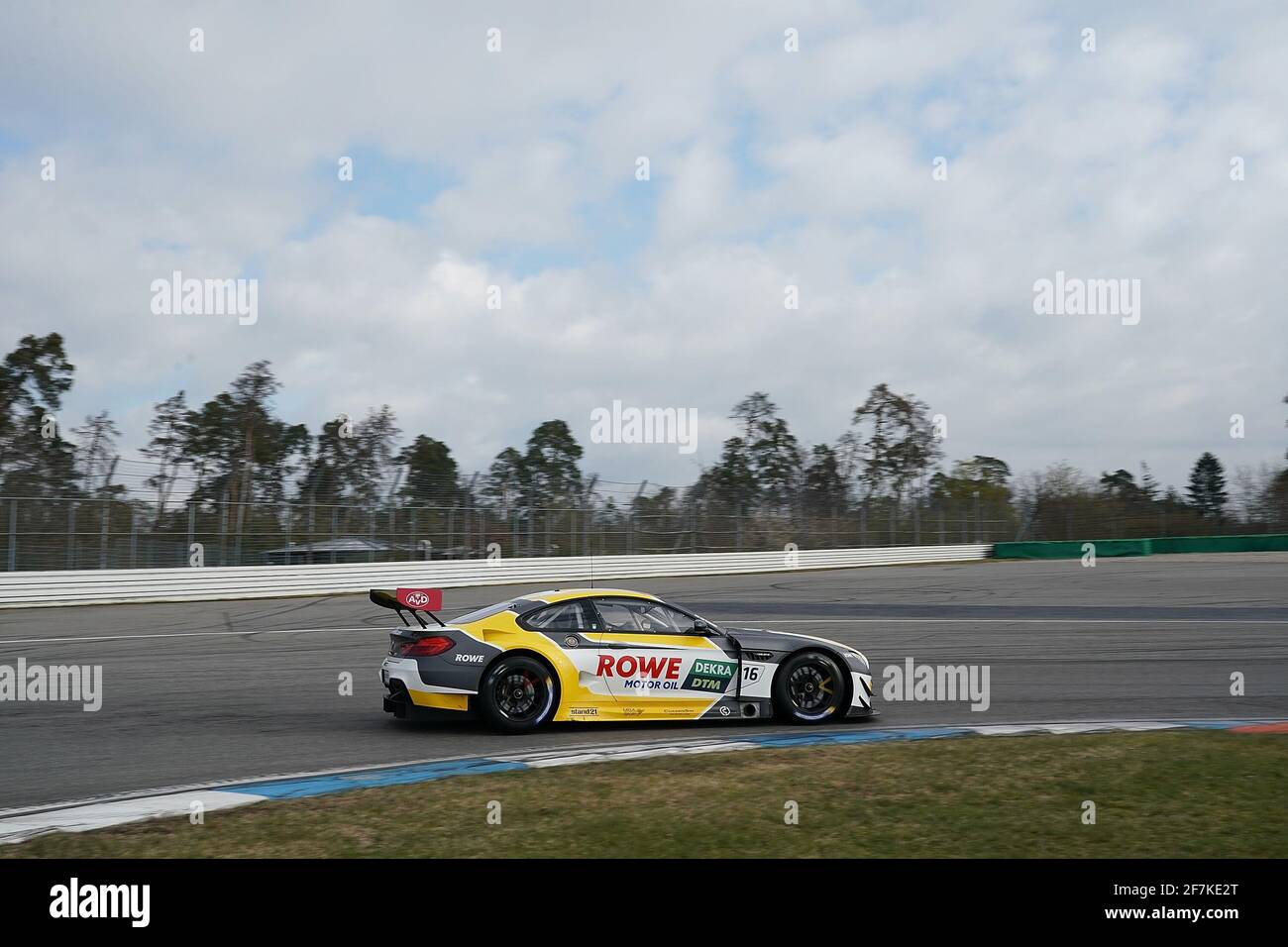 08 April 2021, Baden-Wuerttemberg, Hockenheim: DTM Test Drives at the ...