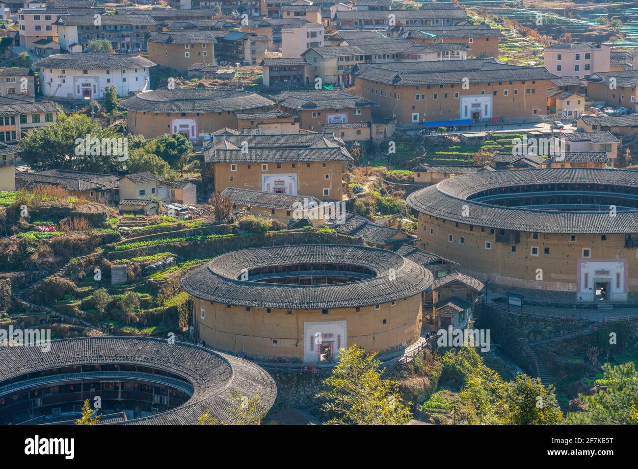 Aerial tulou hakka village hi-res stock photography and images - Alamy