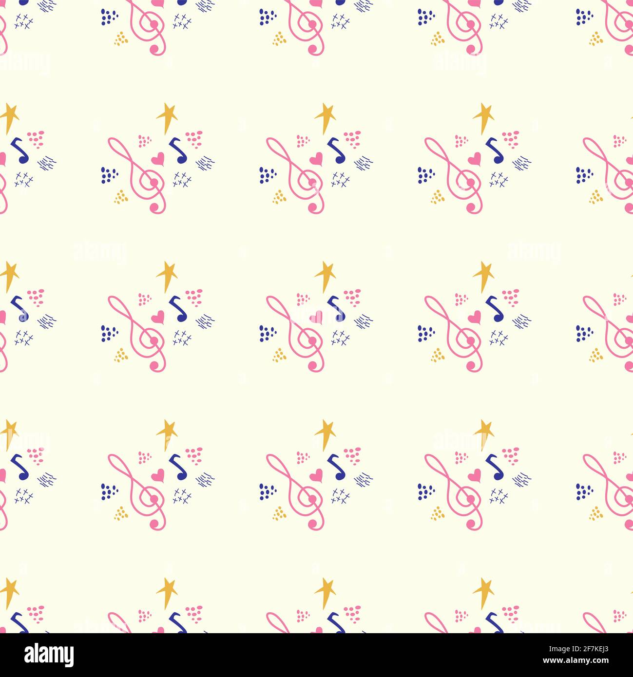 Classic musical patterns, with sheet music and treble clef, great ...