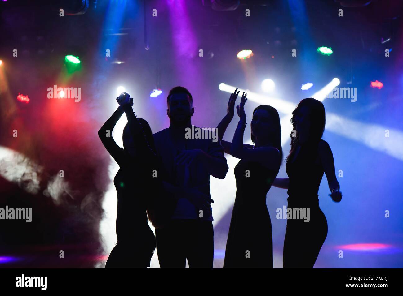 Party, holidays, celebration, nightlife and people concept - group of ...
