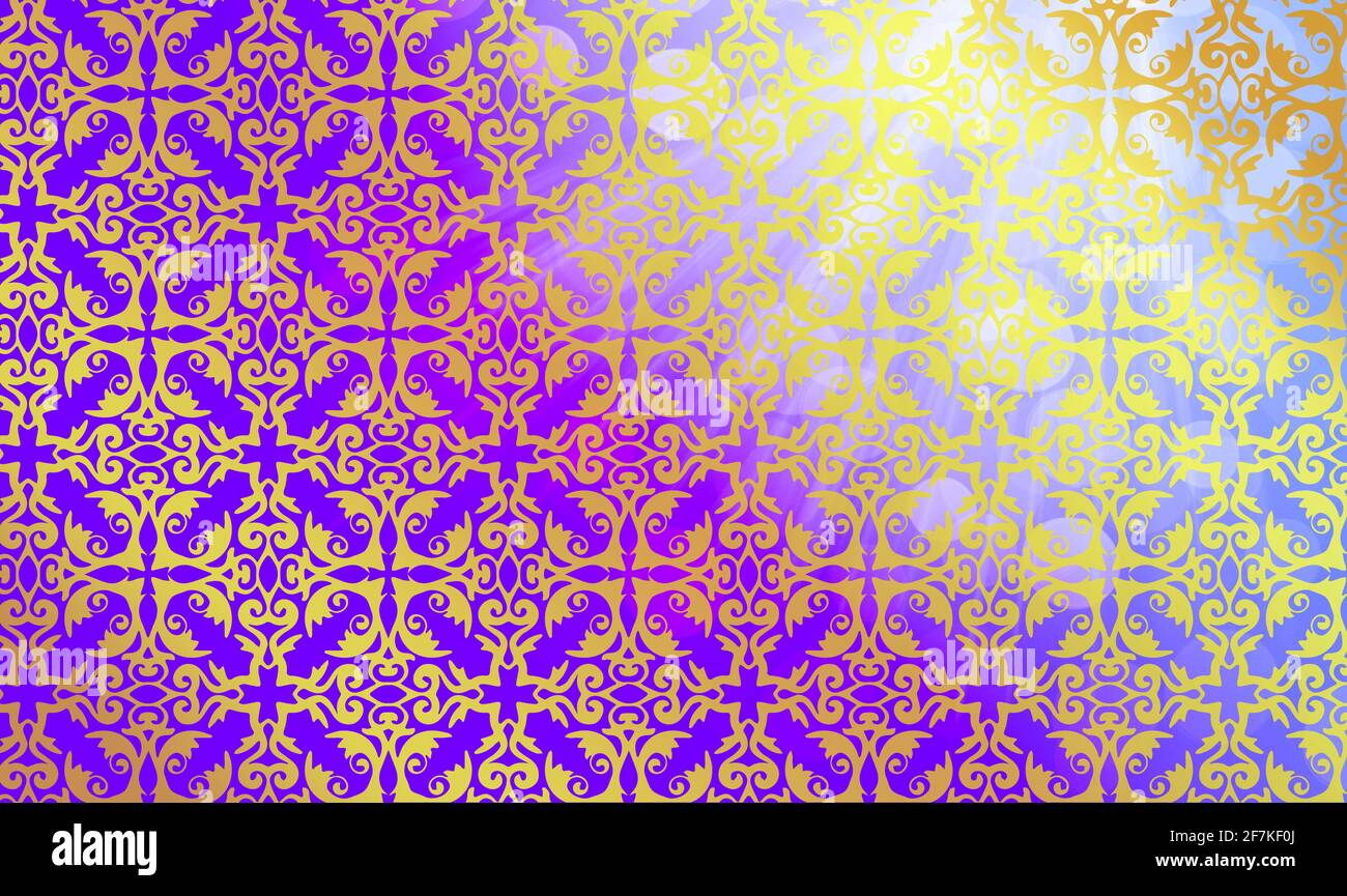 Light Purple And Gold Wallpaper