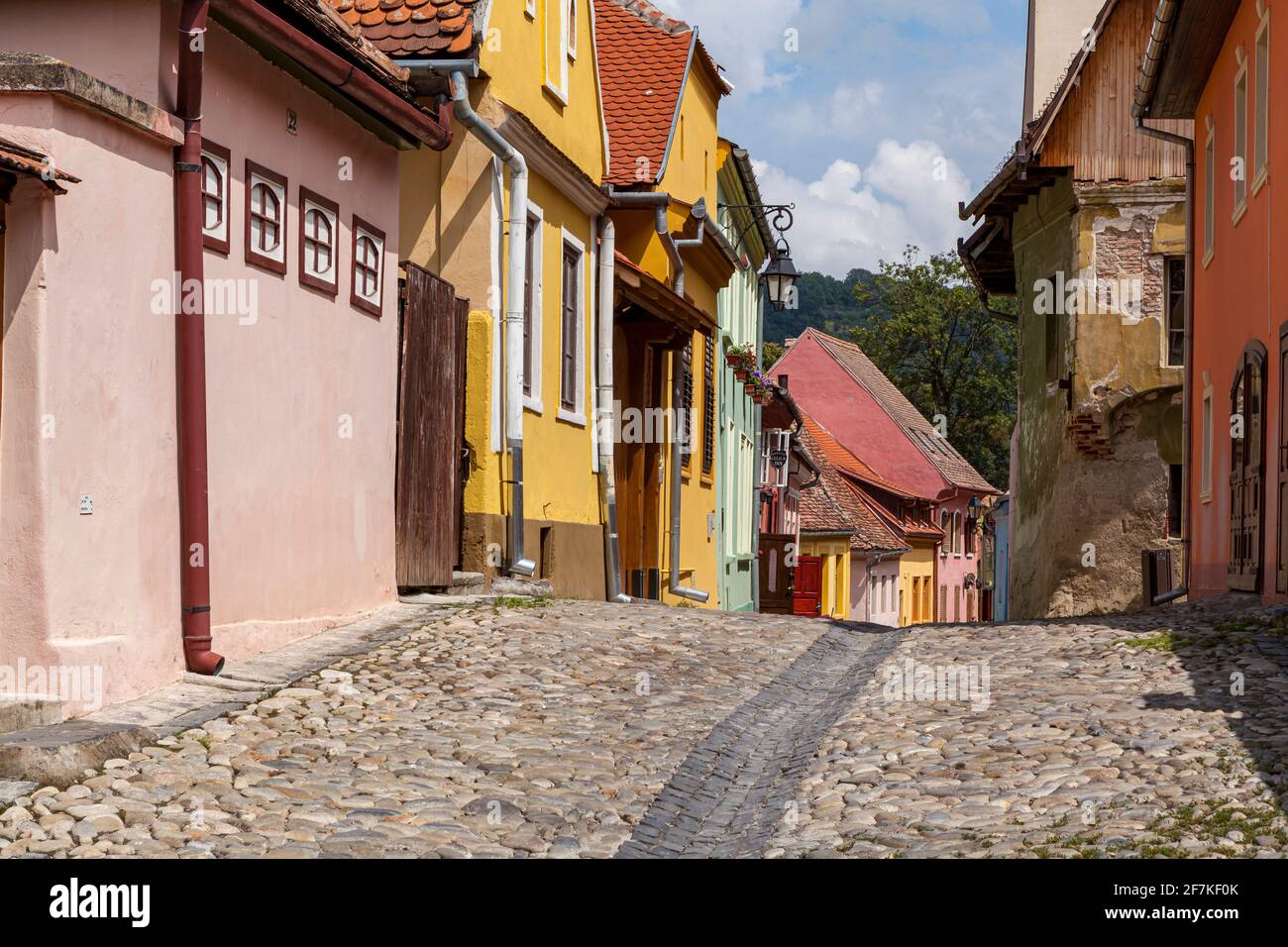 Transylvania romania tourist cobbled hi-res stock photography and ...