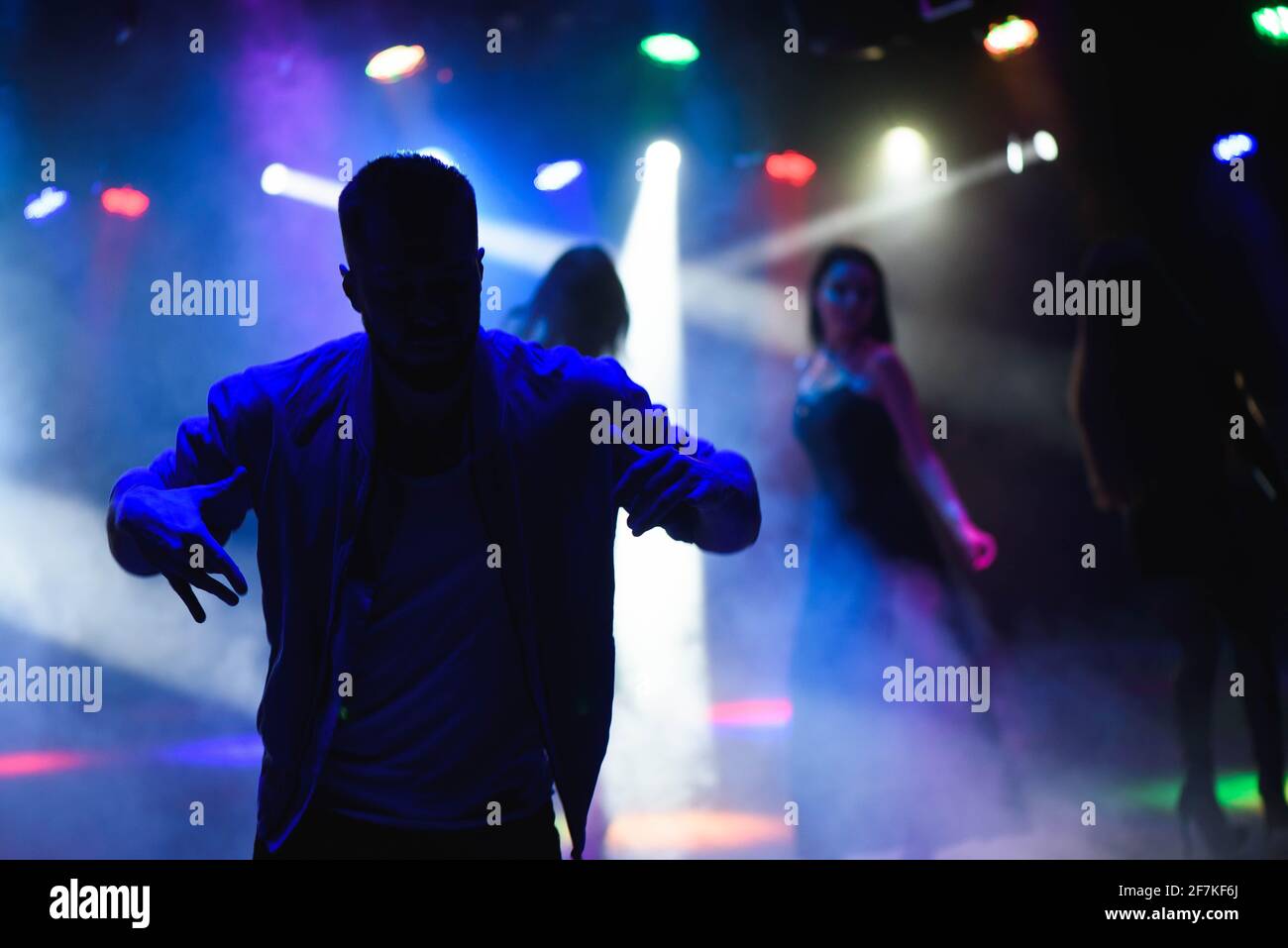 Group of friends at club having fun Stock Photo - Alamy