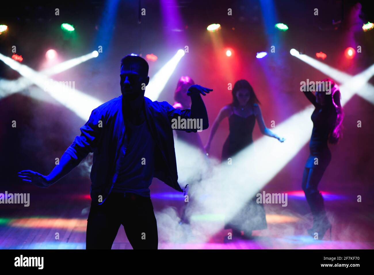 party, holidays, celebration, nightlife and people concept - group of ...