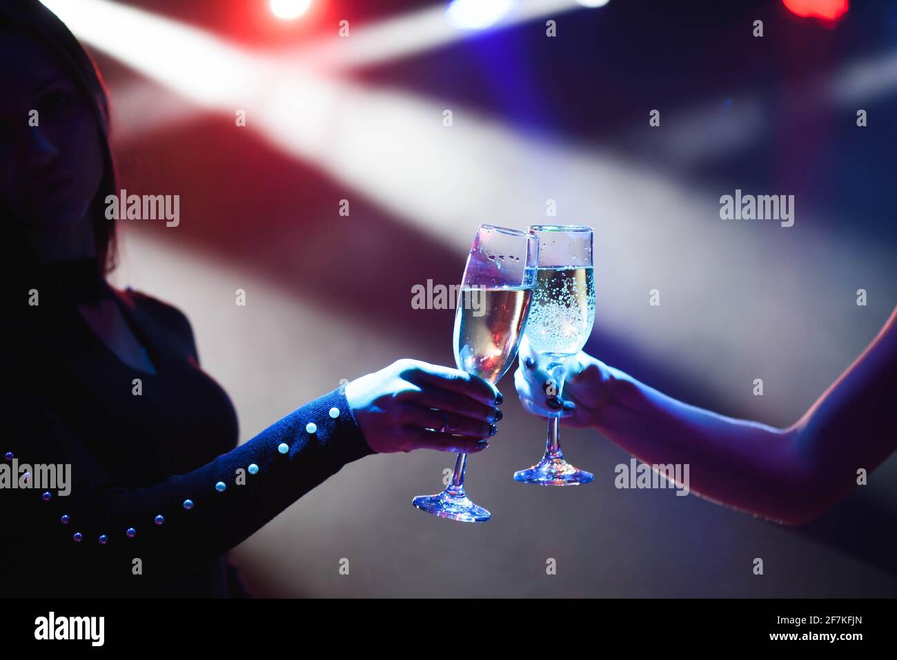 Group of friends at a club having fun Stock Photo - Alamy