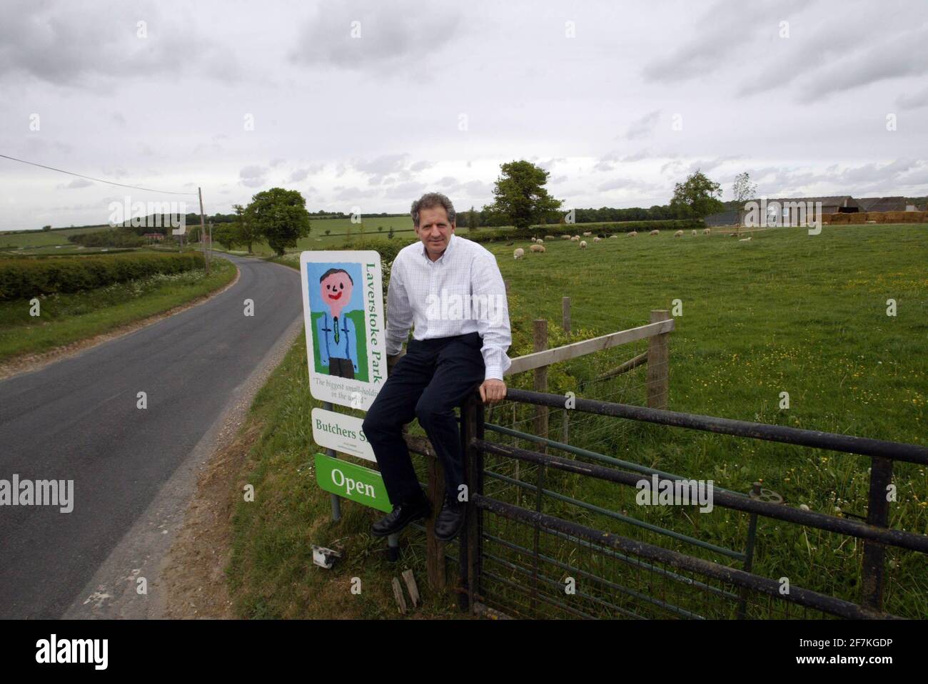 Jody Scheckter on his farm Laverstoke Park farm in Hampshire pic David ...