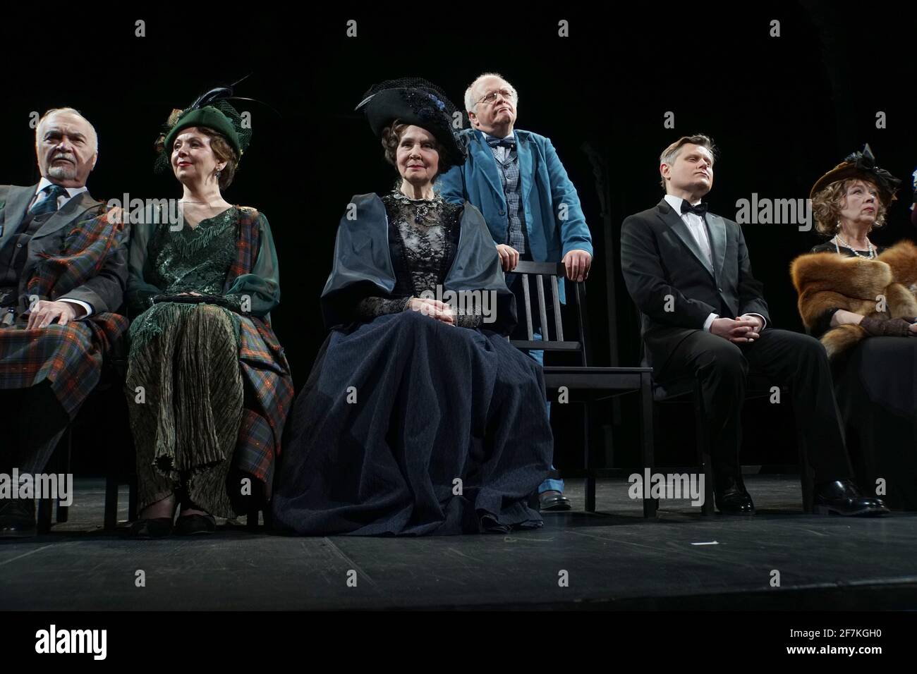 March 25, 2021. - Russia, Moscow. - The Vakhtangov Theatre. 'Theatre ...