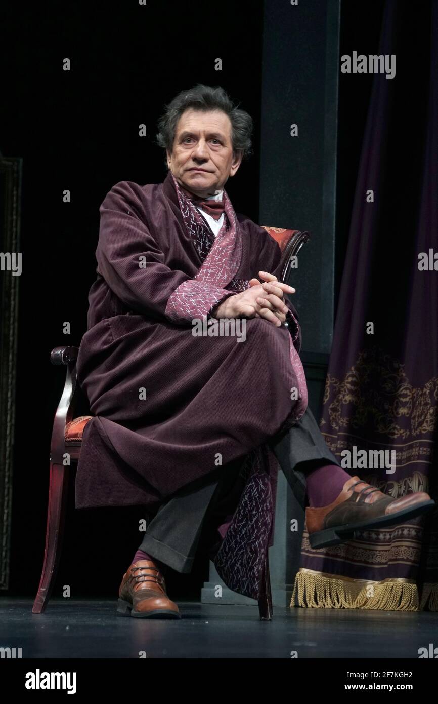 March 25, 2021. - Russia, Moscow. - The Vakhtangov Theatre. 'Theatre ...