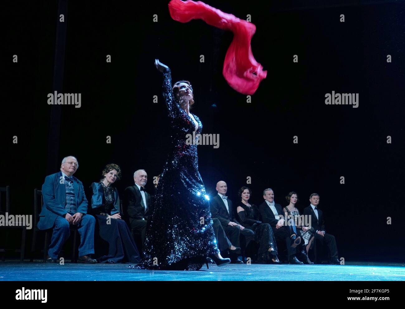 March 25, 2021. - Russia, Moscow. - The Vakhtangov Theatre. 'Theatre ...