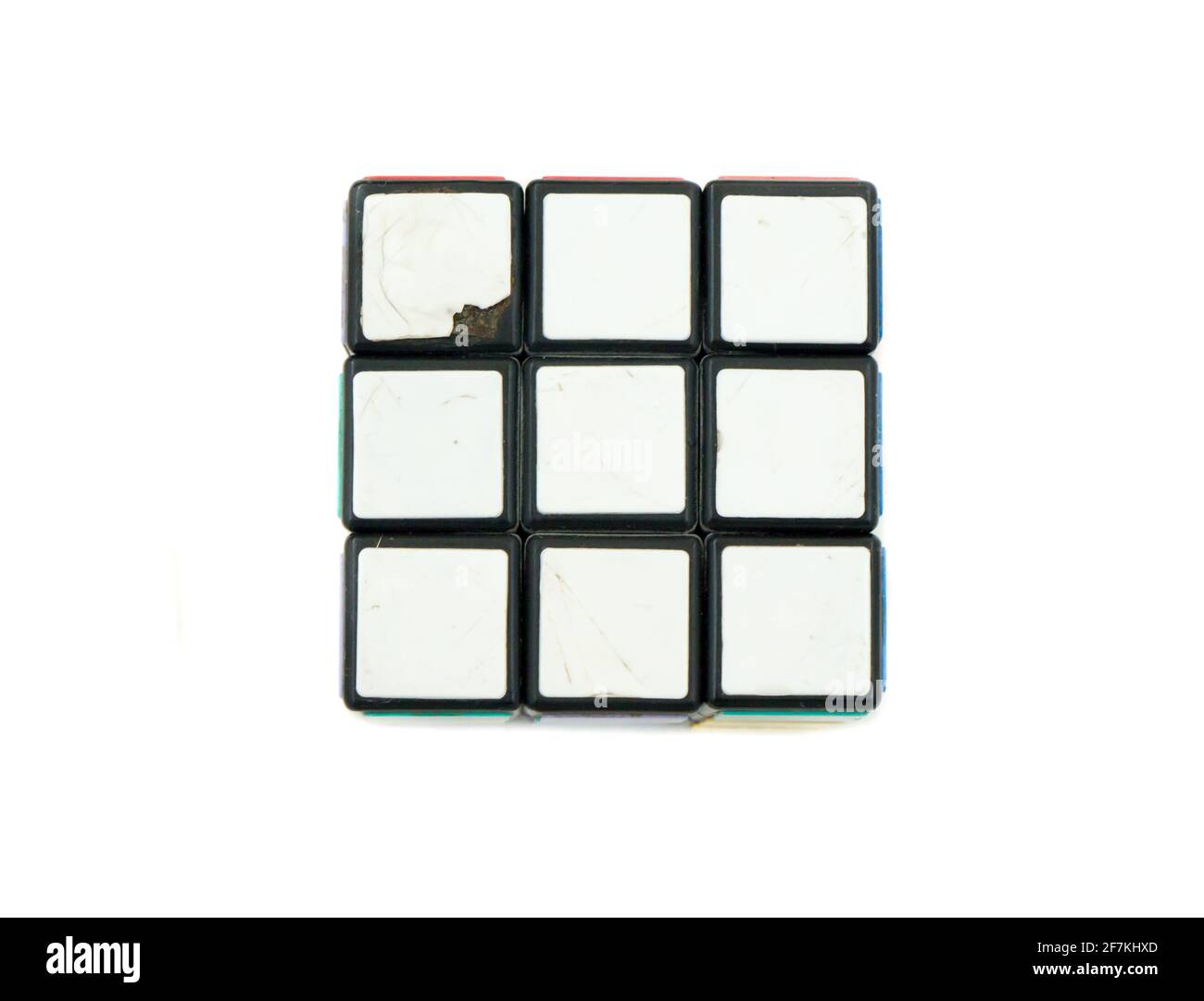 The Rubik's Cube Miniature toy, made in Soviet times. Soviet Union was ...