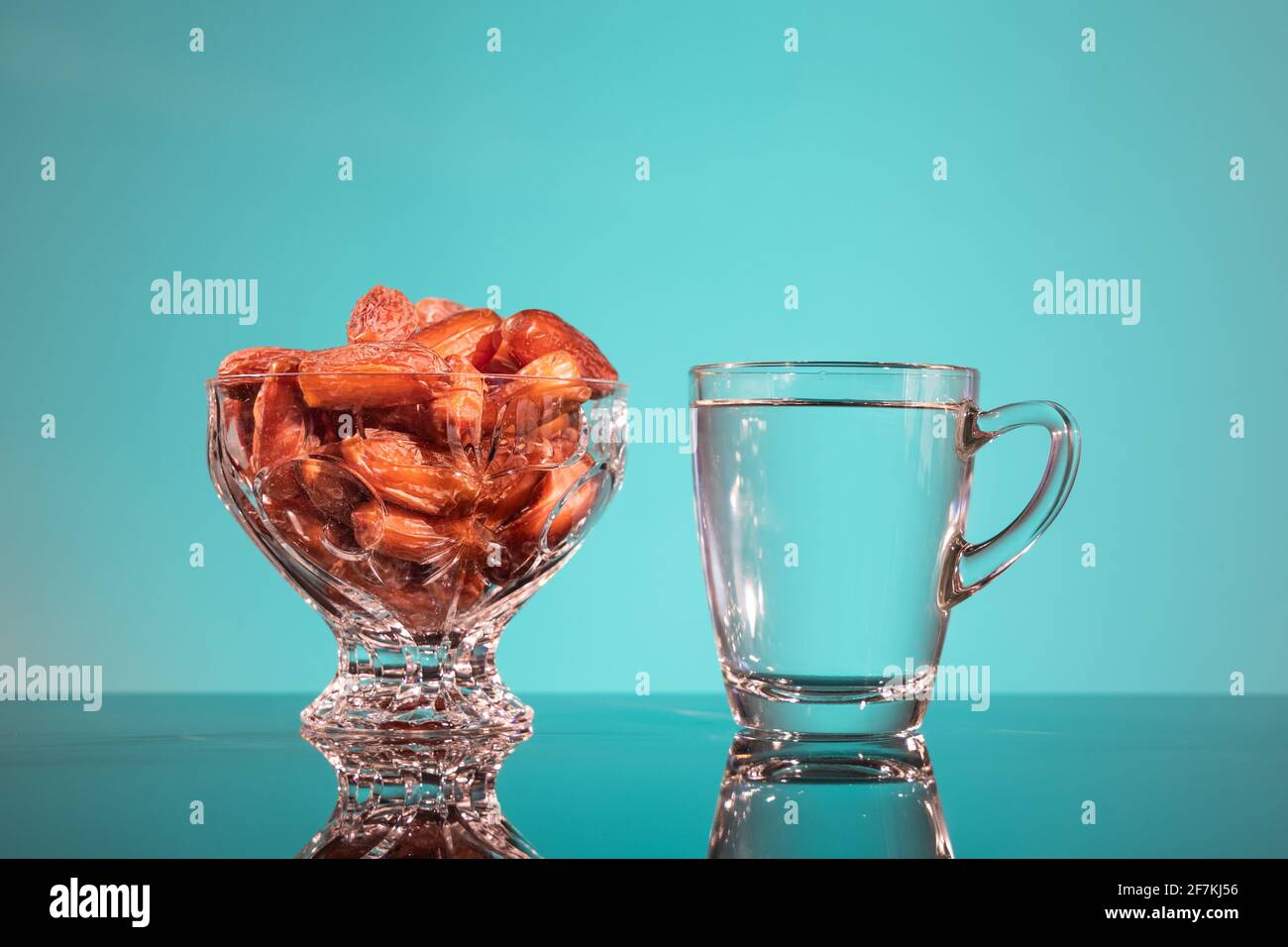 Close-up of Muslim iftar of breaking of fast during Ramadan month with ...