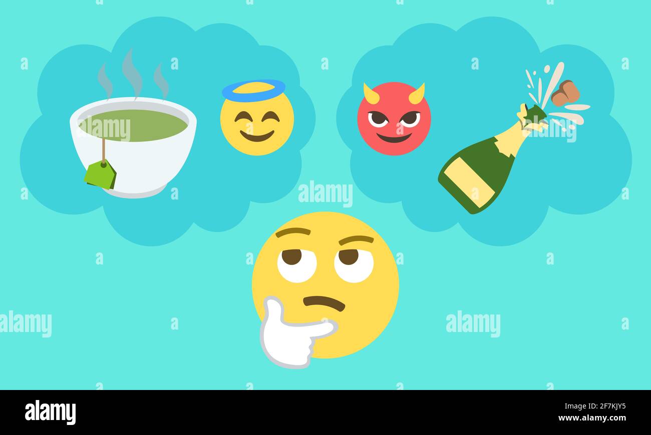 Thinking face emoji hi-res stock photography and images - Alamy