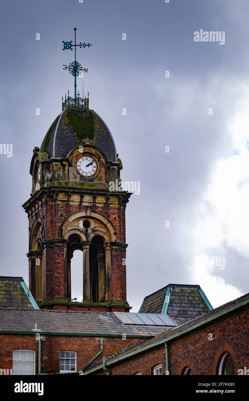 Clock Tower on one of Preston's historic buildings - The Workhouse ...