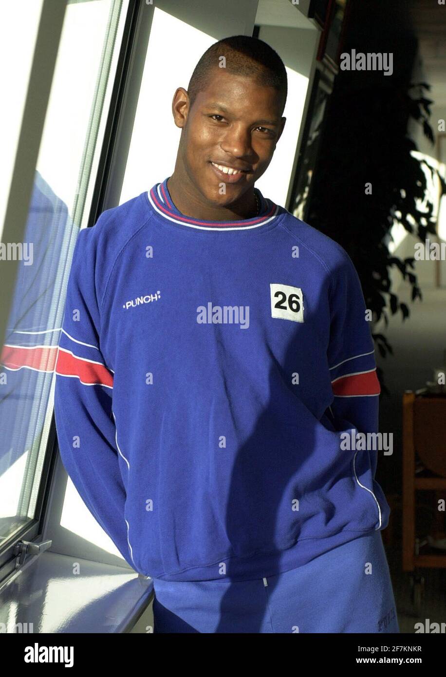 Titus Bramble of Ipswich Town FC Dec 2000 Stock Photo - Alamy
