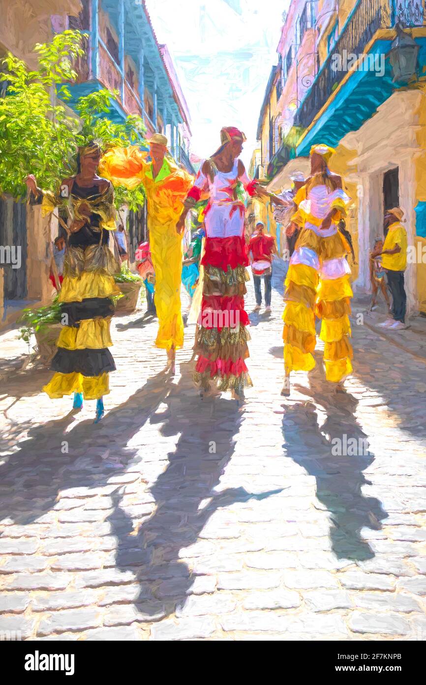 Old people dancing conga hi-res stock photography and images - Alamy