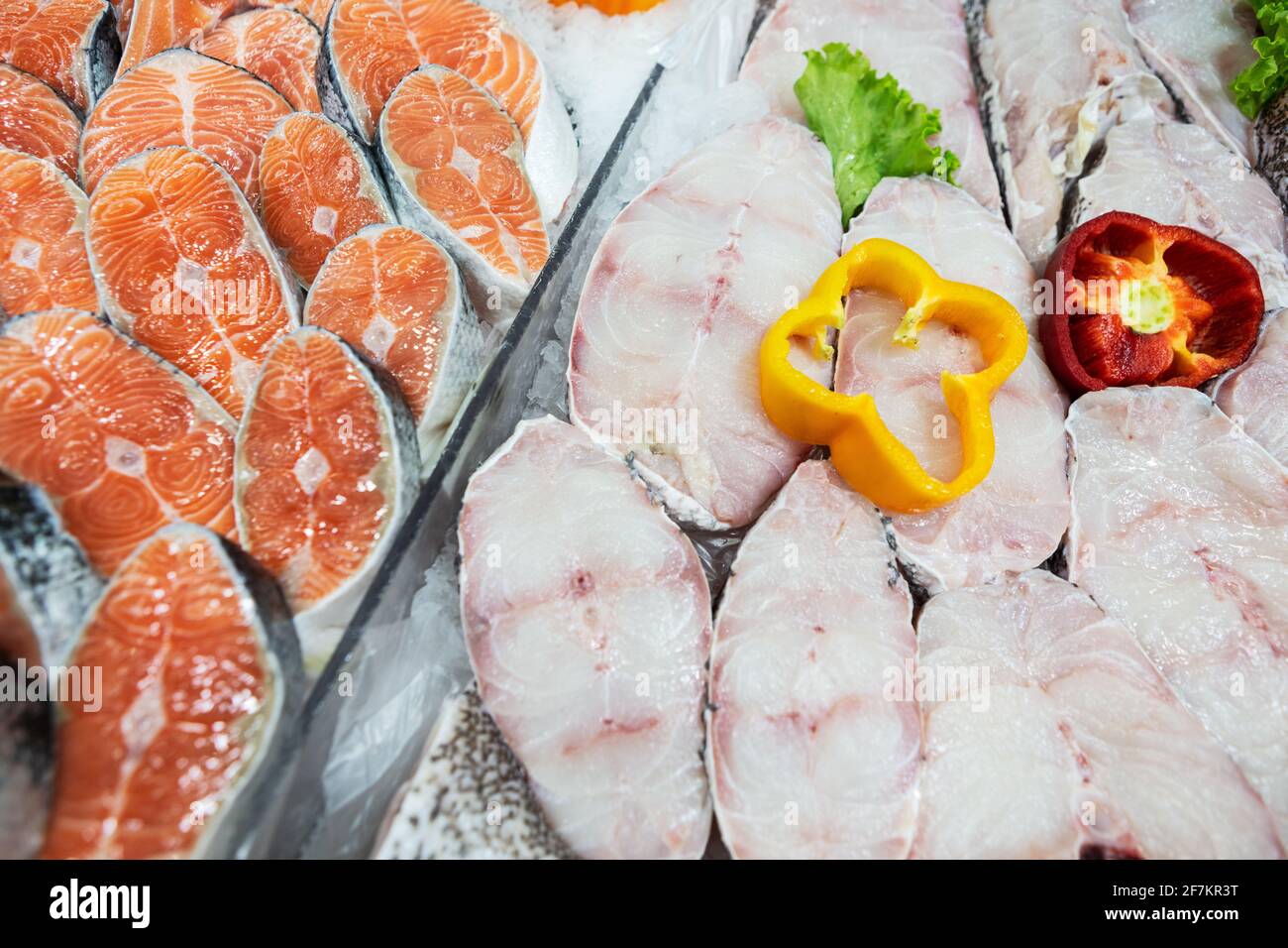 Whole Salmon Fish Shop Display High Resolution Stock Photography and ...