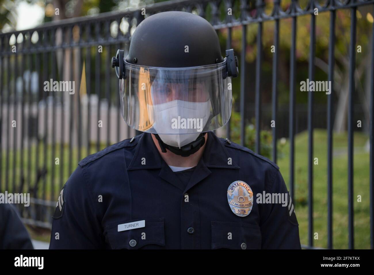Los Angeles Police Department detective Turner badge number 5178 ...