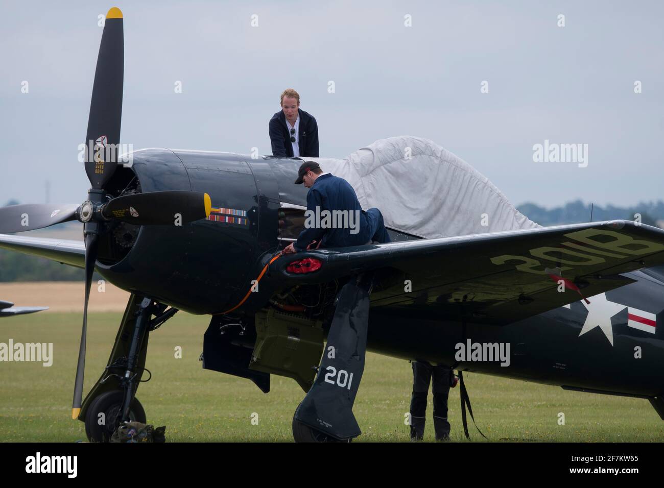Flying Legends Airshow Stock Photo - Alamy